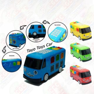 Kids Toy Bus Tayo Education Singing Bus Tayo Music Lamp New Model - Red ...
