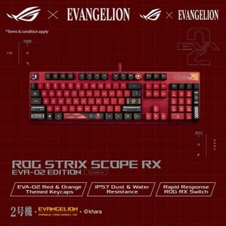 ASUS ROG Strix Scope RX EVA-02 Edition Mechanical Gaming Keyboard ...