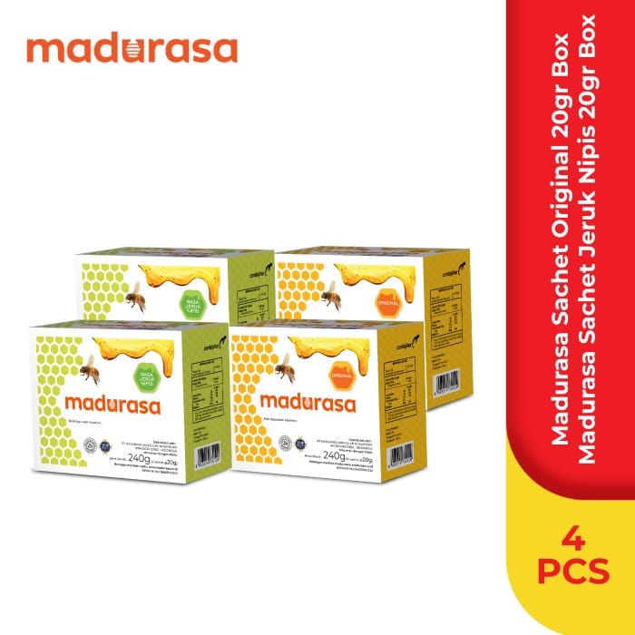 2 Madurasa Original Sachets 20gr Box & 2 Madurasa Lime Sachets 20 | Indo4ward
