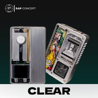 CLEAR SET PANEL SAN AIO DNA 80C - NEON PINK | Indo4ward