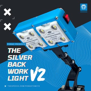 (DOUBLE) THE SILVERBACK WORK LIGHT | Tamiya Mini 4WD Paddock Lights ...
