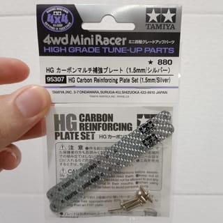 Sale Tamiya 95307 Hg Carbon Reinforcing Plate Set 1.5Mm Silver | Indo4ward