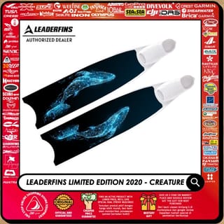 Leaderfins Long fins Fiberglass Freediving Whale Creature Limited 2020 ...