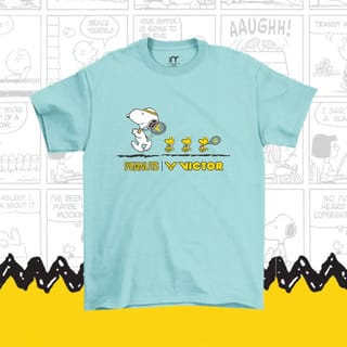 Victor peanuts snoopy Badminton T-shirt - Black, XXL | Indo4ward