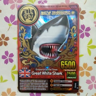 Animal Kaiser Gold Champion Great White Shark | Indo4ward