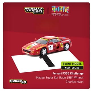 Tarmac Works Ferrari F355 Challenge Macau Super Car Race 1994 Winner ...