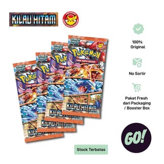 Shiny Black Pokemon Indonesia Booster Pack - Pokemon Indonesia Cards ...
