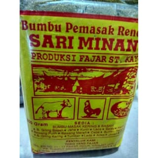 RENDANG Sari Minang Cooking Seasoning for Gulai Cuisine Padang ...