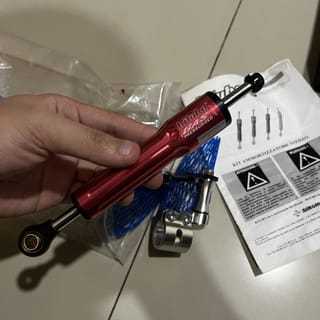 Steering damper bitumen z800 + brecket | Indo4ward