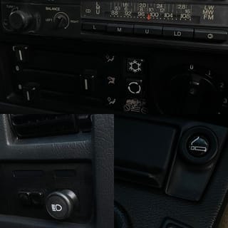 BMW E30 Switch Button Sticker | Indo4ward