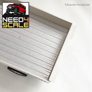 Tail Spoiler Sporty Upgrade Drift RC WPL D12 Ver 2.0 - White | Indo4ward