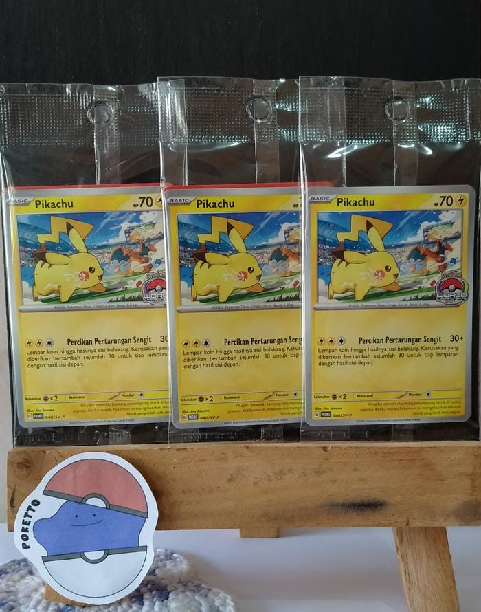 Pokemon Indonesia Pikachu World Championships Promo Card | Indo4ward