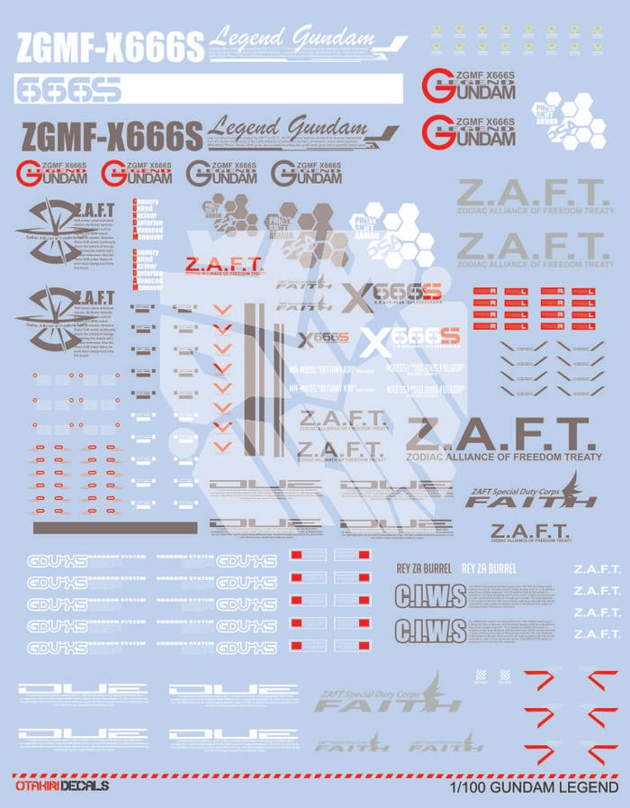 LEGEND New Decal Scale 100 | Indo4ward
