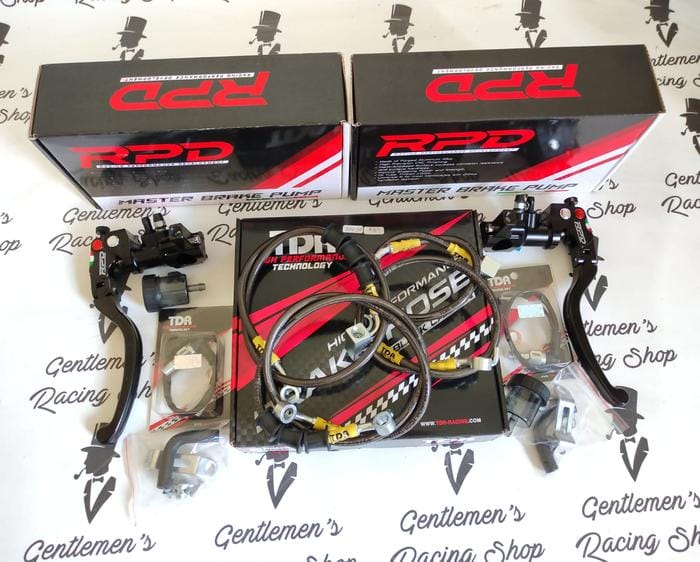 ADV 150 CBS ABS TDR BRAKE PACKAGE BRAKE HOSE CARBON + MASTER BRAKE RPD ...