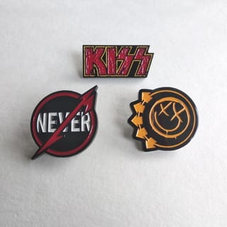 GWP Enamel Acrylic Pin - Band #8 - Slayer Logo | Indo4ward