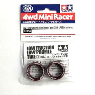Tamiya 92436 Maroon Low Friction Tires - Good Life 50th Anniversary ...