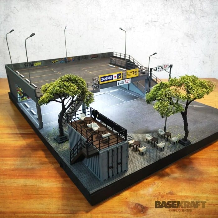 Carpark 3545A Diorama Display Base Scale 64 | Indo4ward