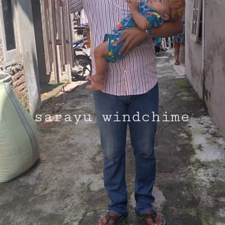 Javanese gamelan wind chimes ( pipe 8 ) SARAYU WINDCHIME | Indo4ward