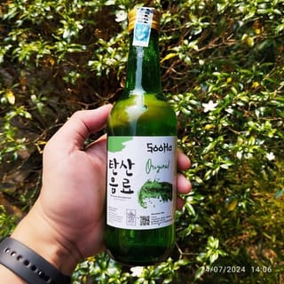 Halal Soju Non Alcoholic Sooha Korean Drink Sparkling Water ...